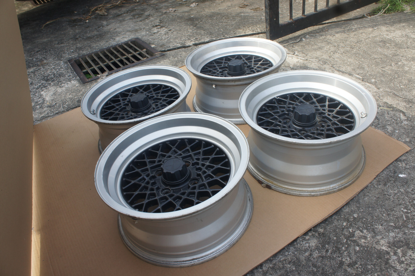 JDM 15" Japan made MESH wheels for ae86 ta22 datsun ke70 ra28 ra25 ta23 ...