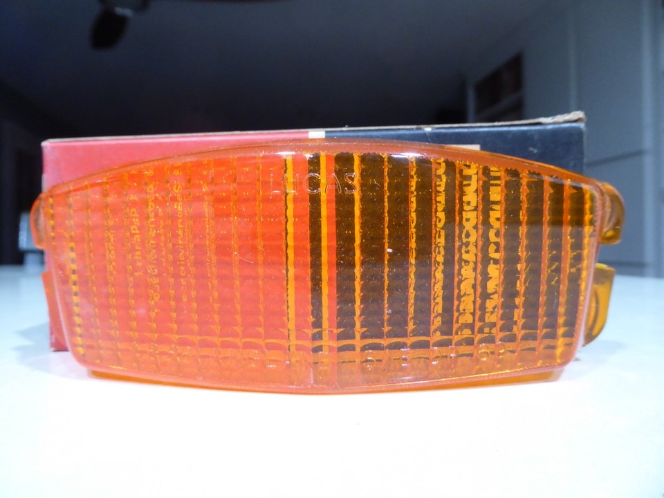 Lucas L838 Front Lens MG Midget Sprite Austin Healey NOS in box marker ...