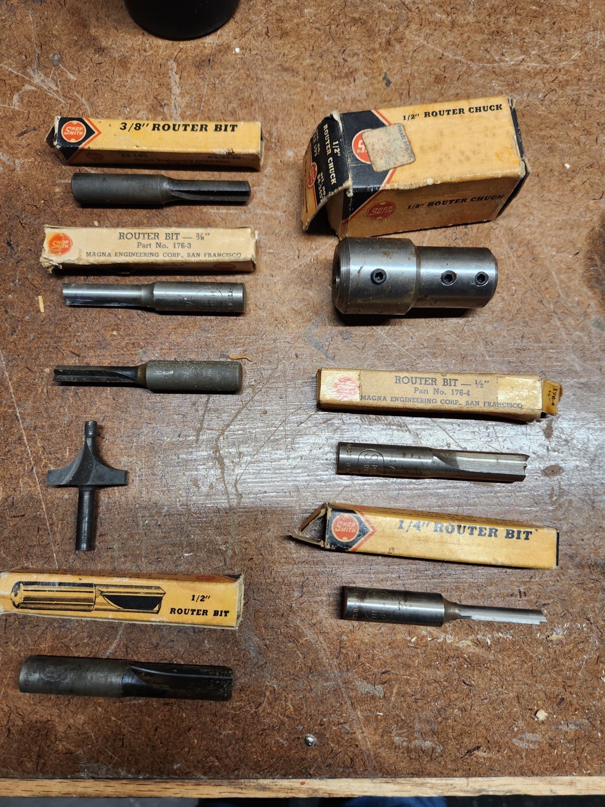 Shopsmith Router Bits and Chuck | eBay
