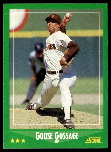 1988 Score Goose Gossage San Diego Padres #331 | eBay
