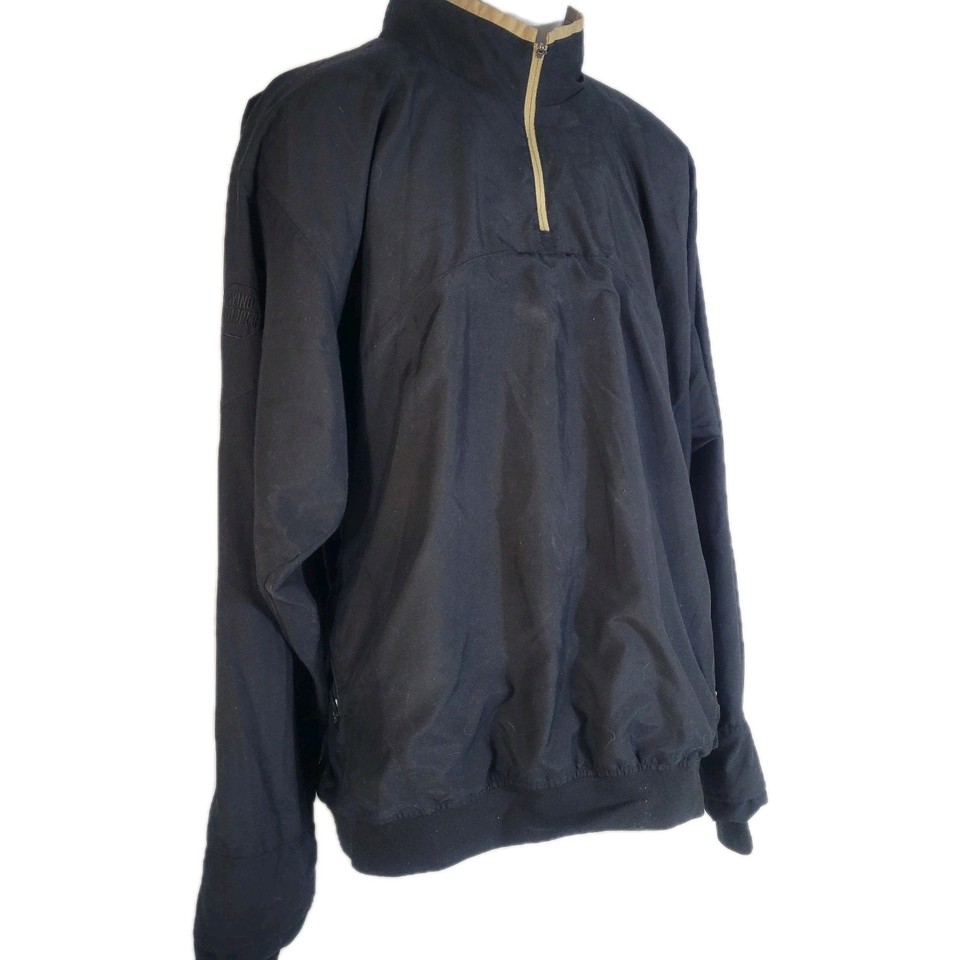 Zero Restriction Mens XL Jacket Black 1/4 Zip M3 Windstopper Golf ...