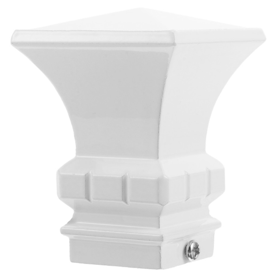 Wrought Iron Curtain Rod Head Closet End Caps Accessories Decorative ...