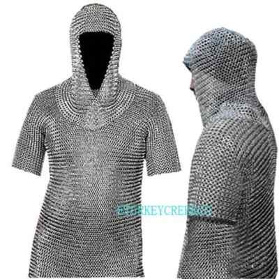 Chain Mail Armor Museum Replica Chain Mail Armor Long Shirt and Coif | eBay