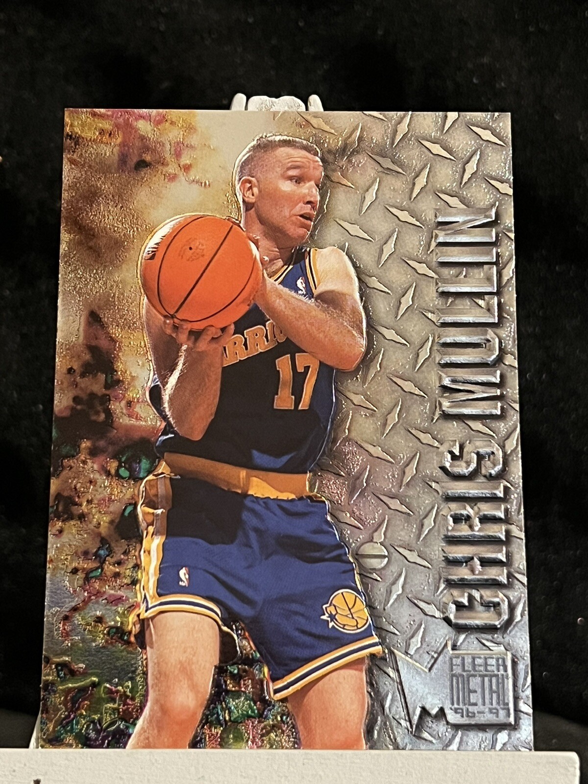 1996-97 Fleer Metal #32 Chris Mullin Golden State Warriors Basketball ...