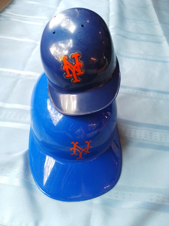 VINTAGE MLB New York Mets Helmet And Mini Helmet | eBay