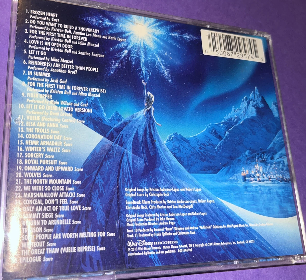 Frozen Soundtrack Cd