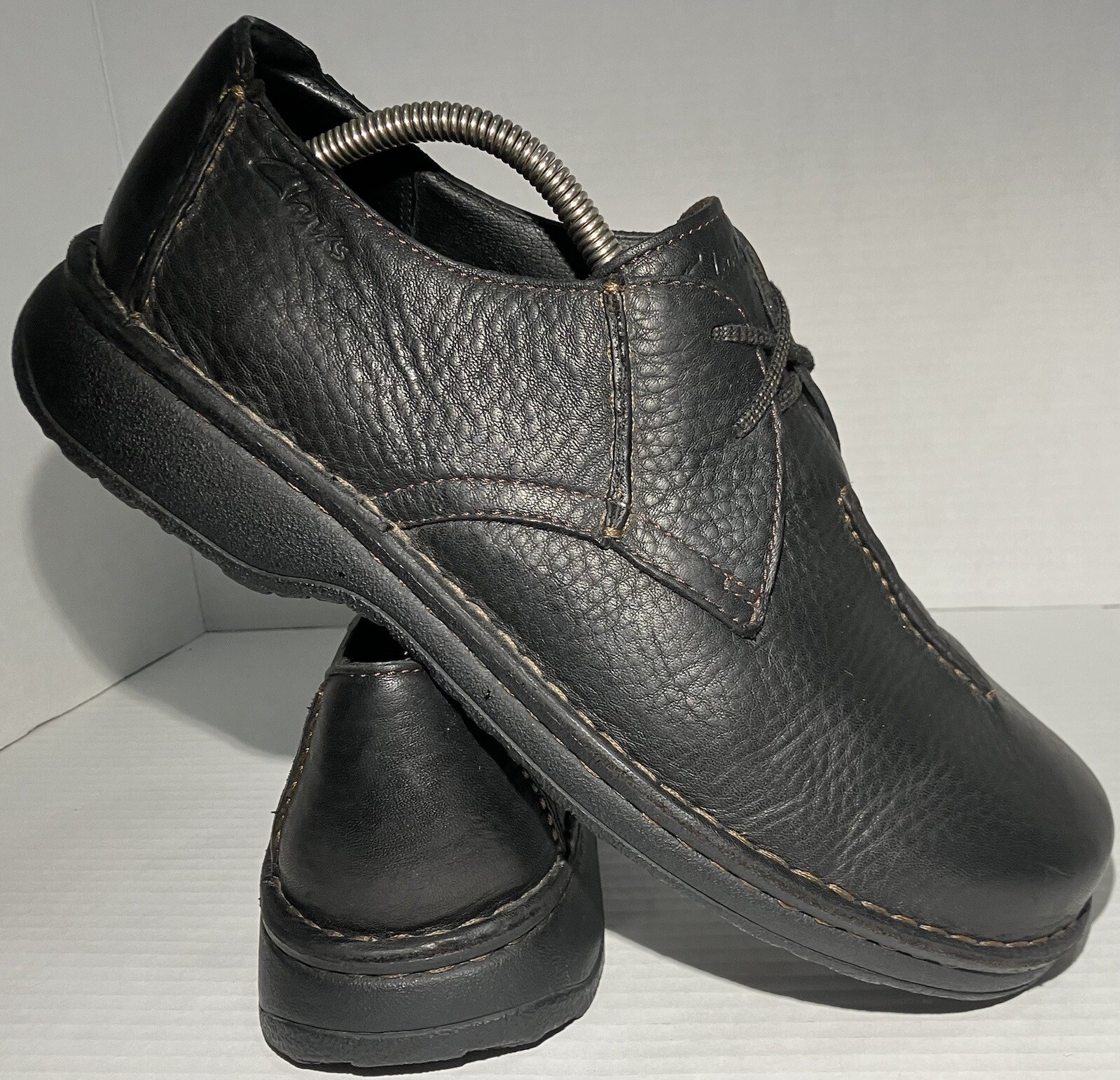 Clarks Active Air 37321 Black Leather Oxford Shoes Men’s US 10.5 ...