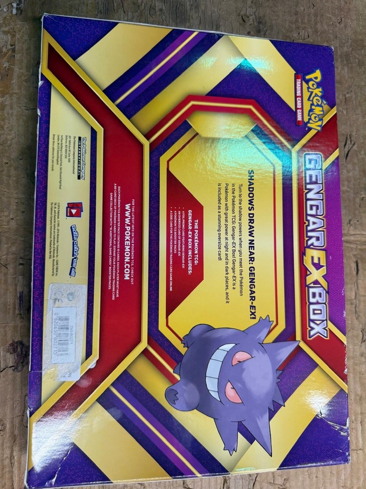Pokemon TCG - Gengar EX Collection Box (2016) | eBay