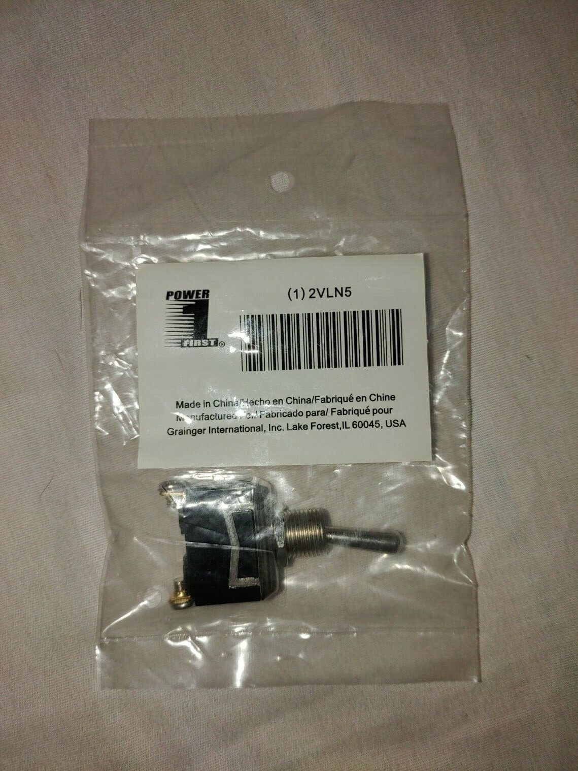 Power 1 First Toggle Switch, SPST, 15A @ 277V, 2HP Screw | eBay