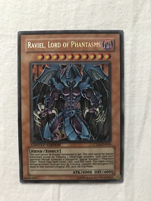 Raviel, Lord Of Phantasms Secret Rare Yu Gi Oh Card Limited Edition ...