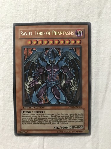 Raviel, Lord Of Phantasms Secret Rare Yu Gi Oh Card Limited Edition ...