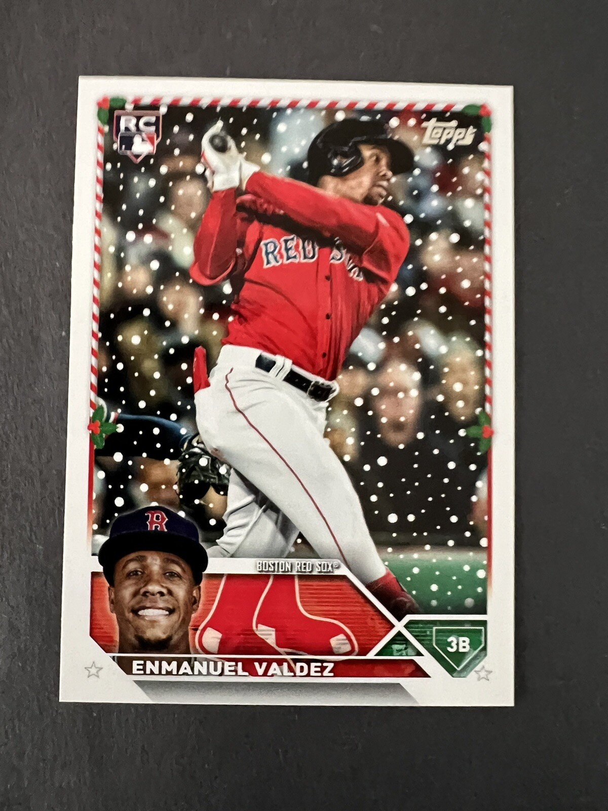 Emmanuel Valdez 2023 Topps Holiday #H171 Rookie Red Sox FREE SHIPPING ...