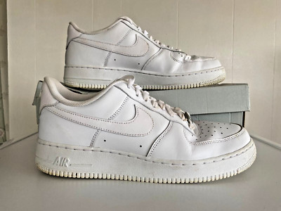Mens Nike Air Force 1 '07 Trainers White UK 9 EU 44 315122-111 Boxed ...