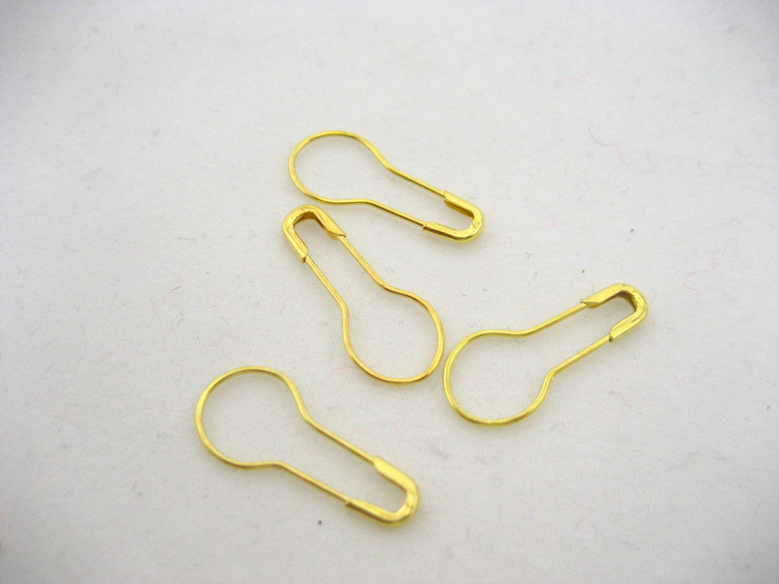 50*gold Calabash Shape Safety Pin Pear Gourd Shape Coilless tag ...