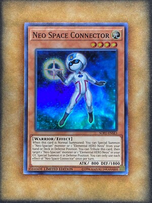 Yugioh Neo-Space Connector SOFU-ENSE3 Super Rare Limited Edition NM | eBay