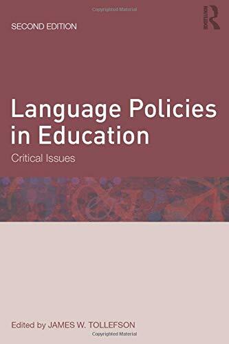 Language Policies in Education, Tollefson 9780415894593 Fast Free ...
