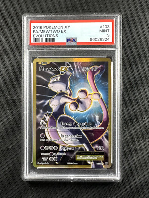 Pokemon Card PSA 9 Mint Mewtwo EX XY Evolutions 2016 Holo 103/108 | eBay
