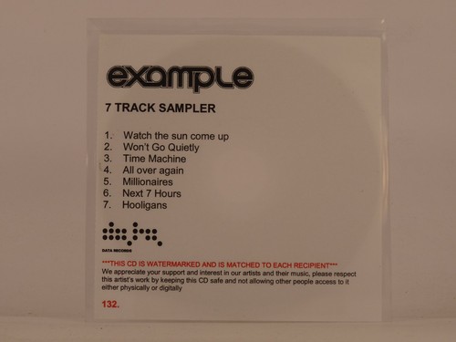 EXAMPLE WATCH THE SUN COME UP (SAMPLER) (L42) 7 Track Promo CD Single ...