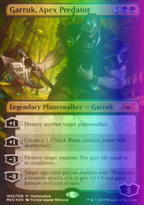 MTG Magic the Gathering Garruk, Apex Predator (WS5/40) Mythic Edition ...