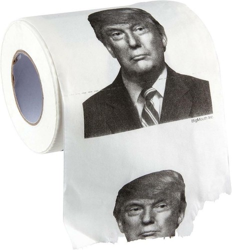 Donald Trump Toilet Tissue Paper Loo Roll Novelty Funny Soft Printed ...