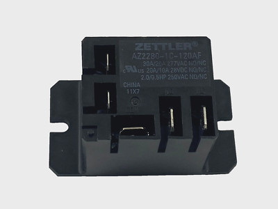 1X-American Zettler Mini Power Relay SPDT 120V 30A SPDT, AZ2280-1C ...
