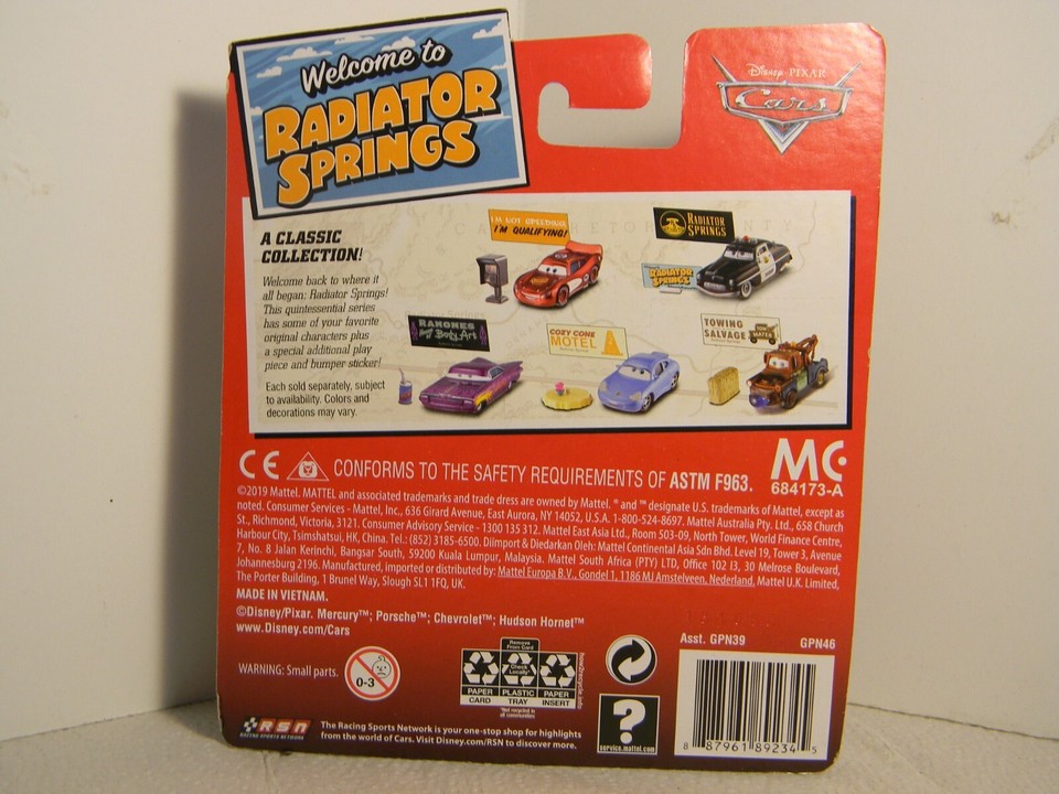 2020 Disney Pixar Cars, Welcome to Radiator Springs, "Doc Hudson" with ...