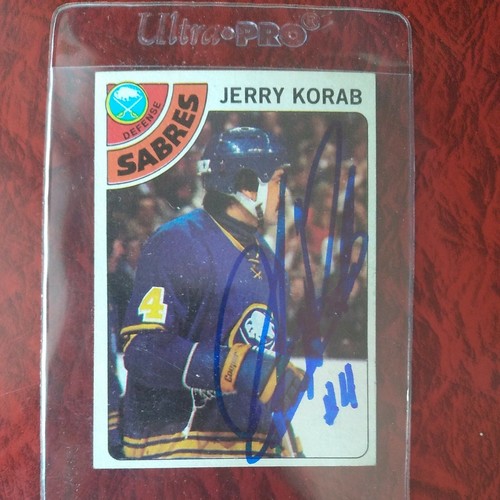 Jerry Korab #231 signed autograph auto 1978-79 Topps Hockey Trading ...