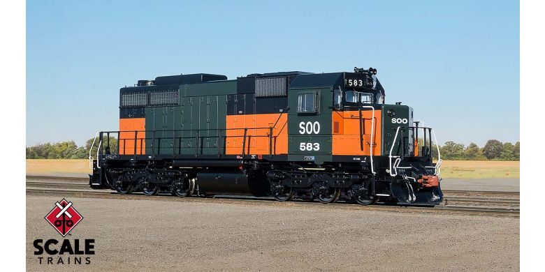 Scaletrains Museum Quality HO Scale EMD SDL39, Soo Line/Bandit (Run 1 ...