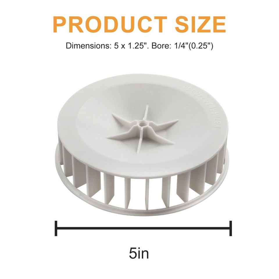 82403000 Fan Blower Wheel Assembly Fits for Broan Nutone NT663, 669L ...