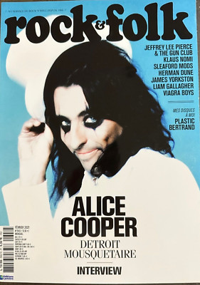 Magazine Rock & Folk n°642, Alice Cooper, Klaus Nomi, Liam Gallagher | eBay