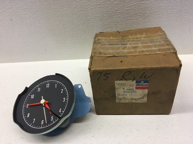 NOS Mopar 1975 Plymouth Roadrunner Clock 3592850 for sale online | eBay