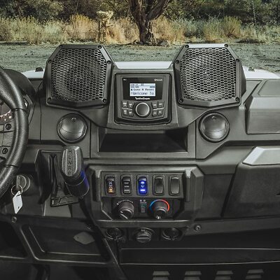 2018-2025 Polaris Ranger XP 1000/1000 Rockford Fosgate Radio Kit ...
