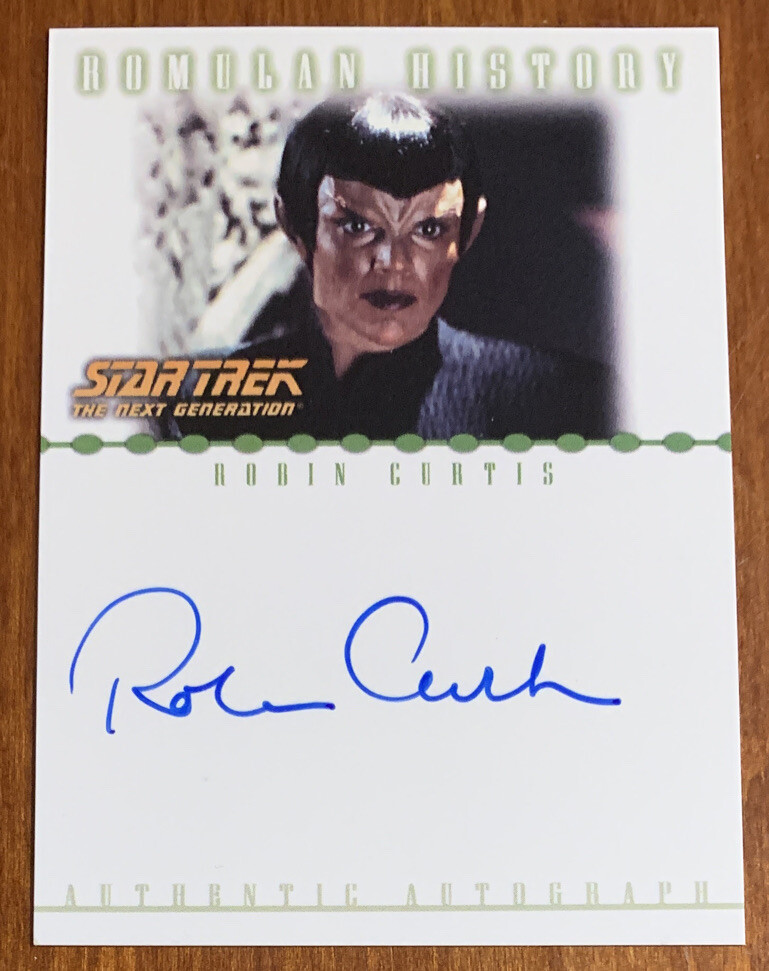 2002 RIttenhouse Star Trek: Nemesis Robin CURTIS as Tallera On Card ...
