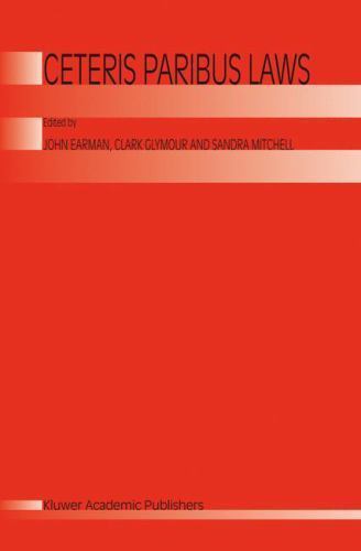 Ceteris Paribus Laws by Clark N. Glymour (2003, Hardcover) for sale ...