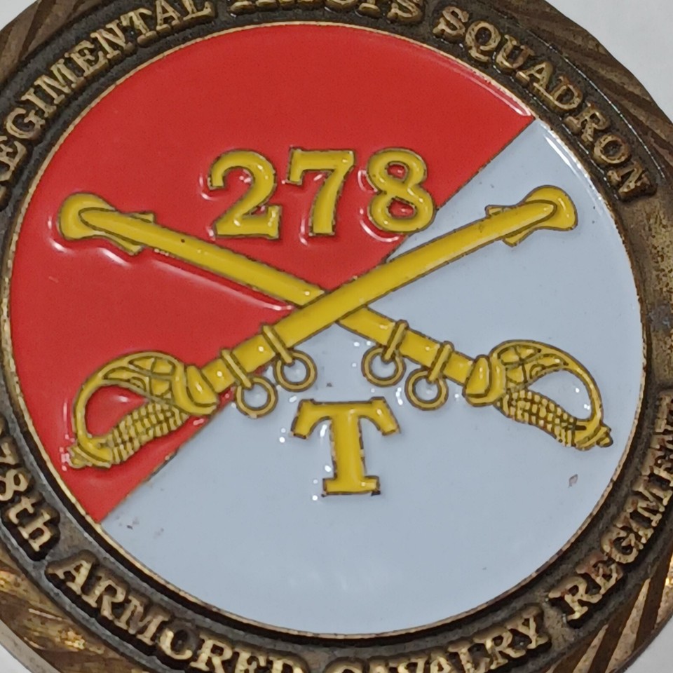 278th Armored Cavalry Regiment Phoenix Squadron Challenge Coin. Pre ...