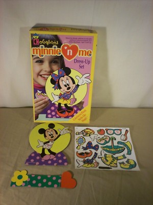 Vintage Disney Colorforms Minnie Mouse Minnie and Me Near Complete | eBay