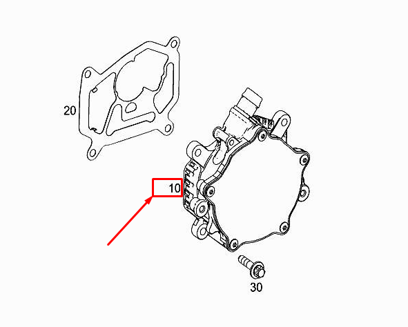 MERCEDES W205 1.5 Petrol Vacuum Pump A2641800000 for sale online | eBay