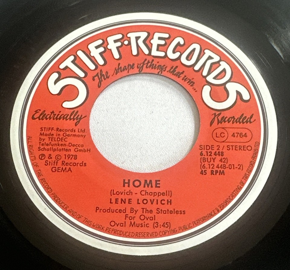 Lena Lovich - Lucky Number ~ Rare German Vinyl Record New Wave EX / VG+ ...