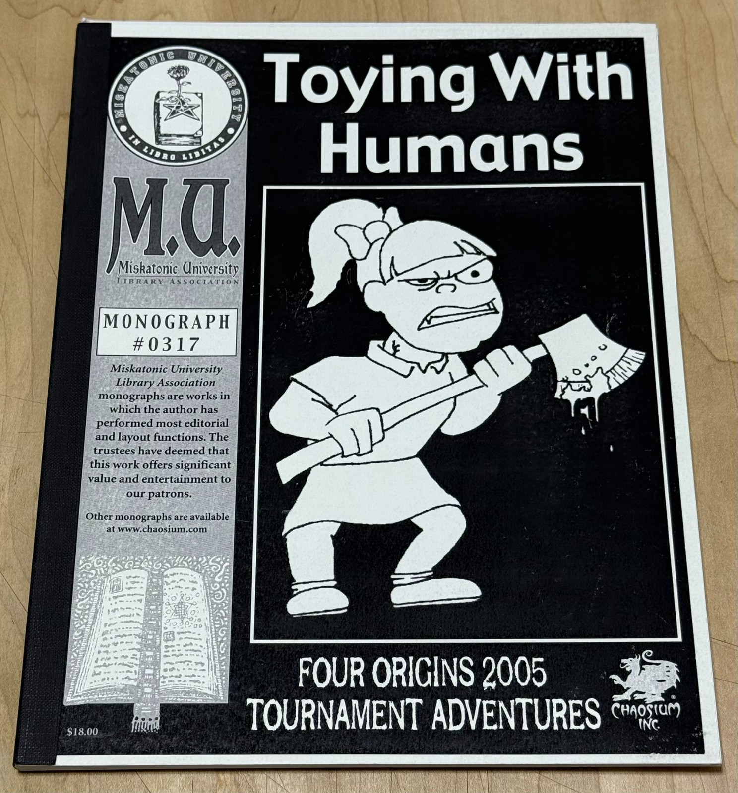 Cults Of Cthulhu- Monograph Toying With Humans #0317 NM | eBay