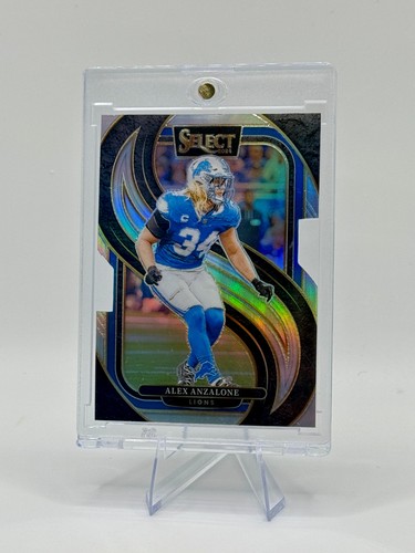 Alex Anzalone [Silver Prizm Die-Cut] #104 2024 Panini Select | eBay