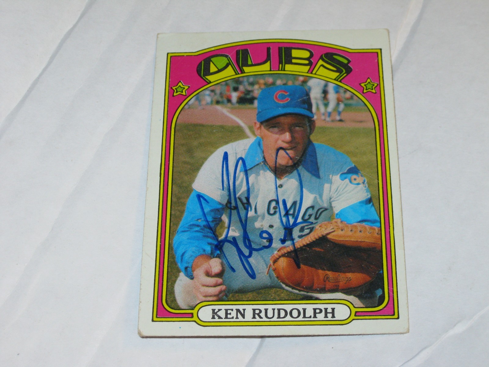 Ken Rudolph Autographed Baseball Card 1972 topps | eBay