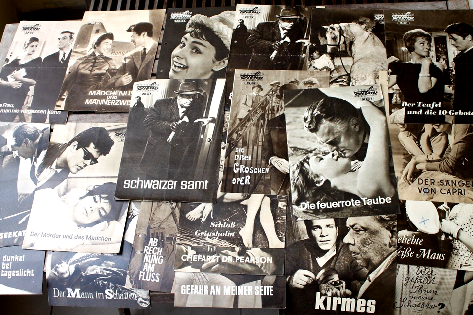 Collection 60 DDR Film Programs PROGRESS all from 1964 with Dog ...
