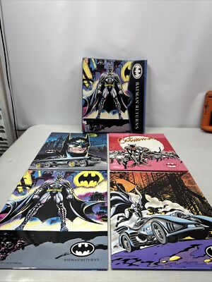 Batman Returns Trapper Keeper Binder Finder 4 Folders Catwoman ...