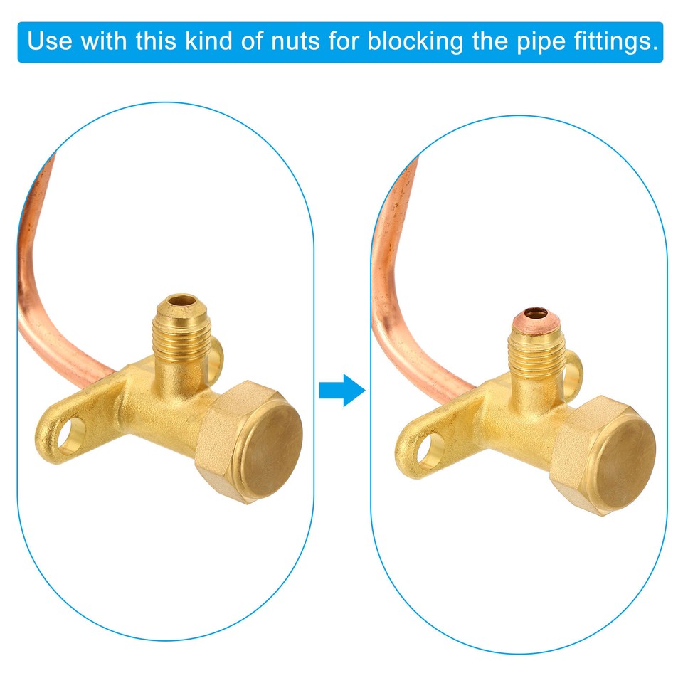 Flare Gasket,30Pcs Fit for 3/8" Tube Size 45 Degree Copper Flared Pipe ...