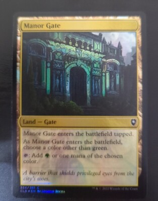 MTG Manor Gate FOIL Commander Legends: Baldur's Gate NM/M Pack Fresh | eBay