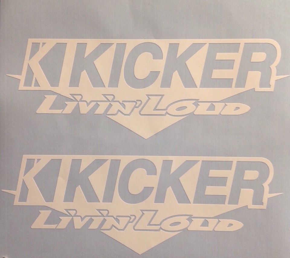 2X 8.5" Decals Stickers for Kicker car audio speaker stereo Amplifier | eBay
