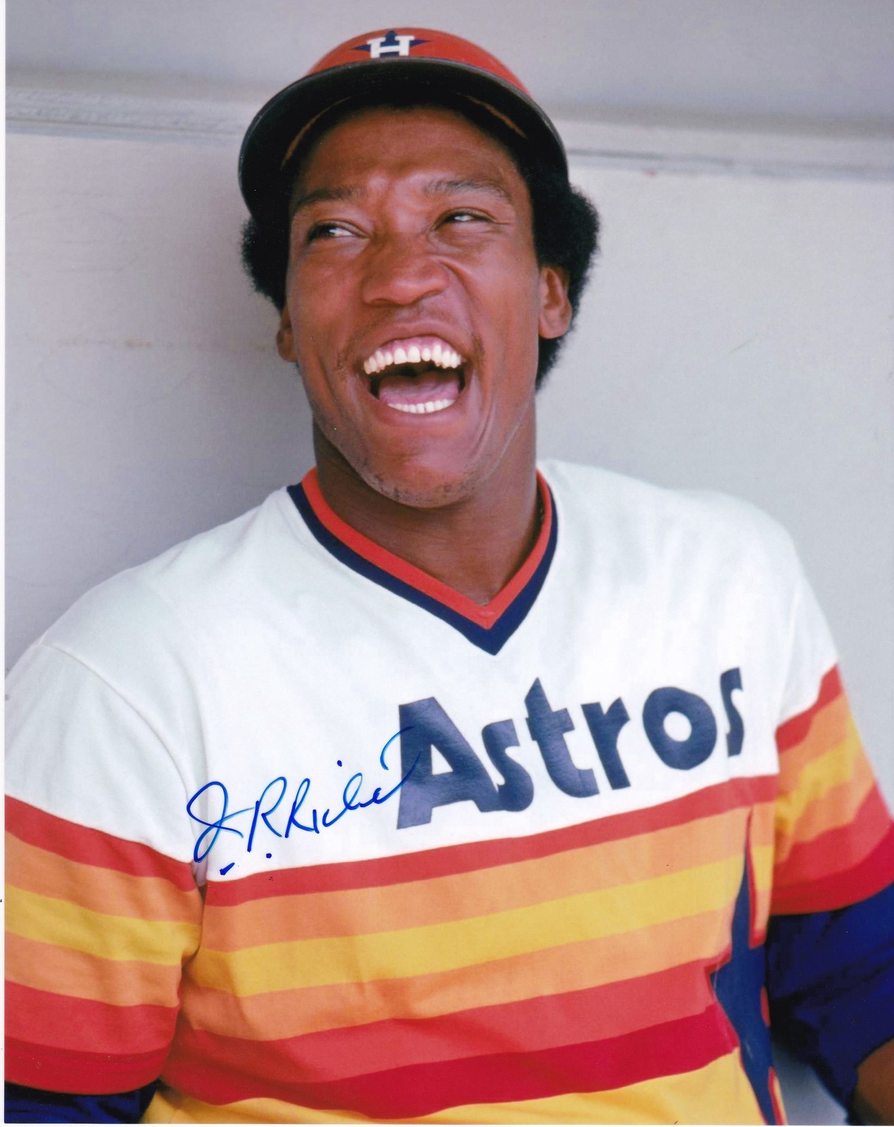 J.R. RICHARD HOUSTON ASTROS ACTION SIGNED 8x10 | eBay