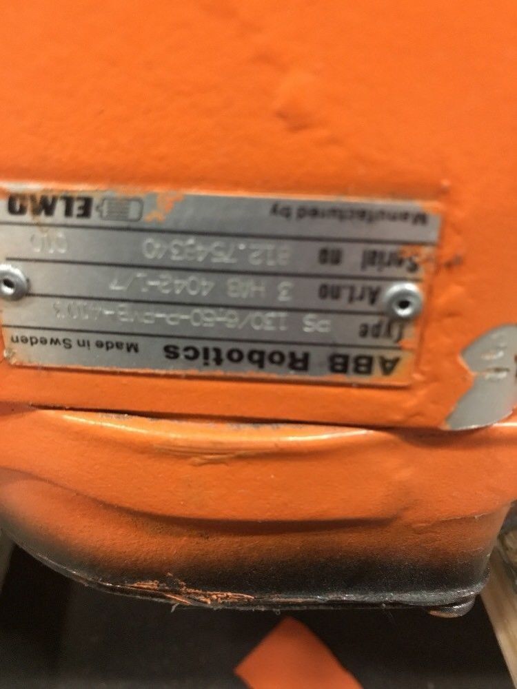 ABB IRB 6400 WRIST M94A With Servos PS130/6-50-PMB-4103 Warranty | eBay