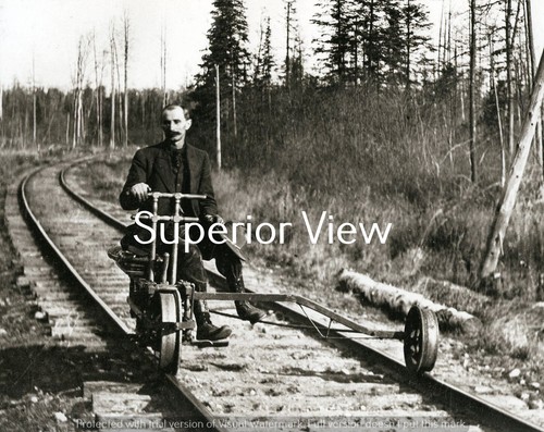 Old Time Railroad Handcar Railroad Track Hand Pump Car Vintage Hand Car ...