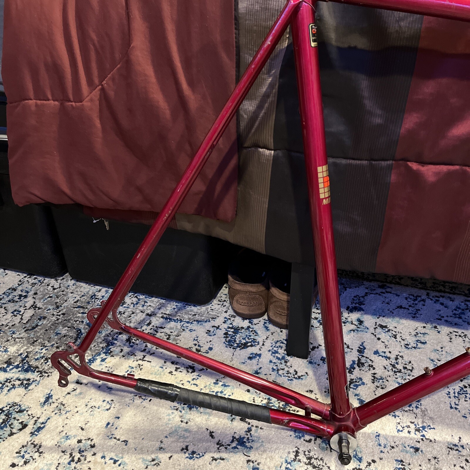 Miyata 610 Six Ten Road Bicycle Frameset with Fork Japan 64cm RARE GOLD ...